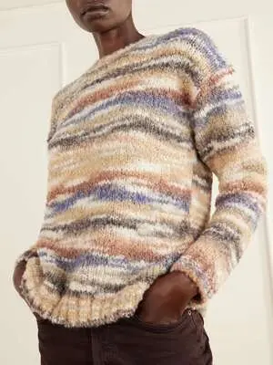 Veronica Beard Castile Striped Wool-blend Sweater