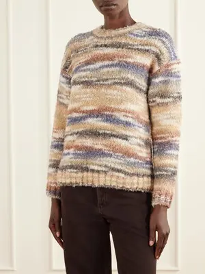 Veronica Beard Castile Striped Wool-blend Sweater - Multi
