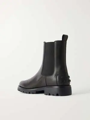 TOD'S Gomma Leather Chelsea Boots