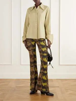 Alix Of Bohemia Delta Textured Cotton Shirt