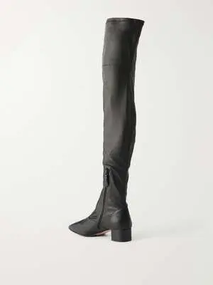 AQUAZZURA Remi 35 Leather Knee Boots