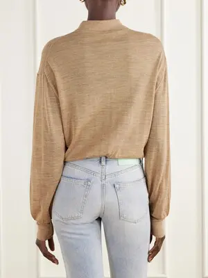 HAIKURE Millie Stretch-knit Jersey Bodysuit - Brown