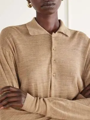 HAIKURE Millie Stretch-knit Jersey Bodysuit - Camel
