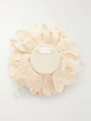 Bernadette Wild Rose Embellished Crepe Brooch