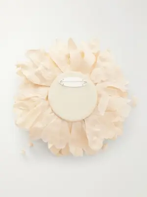 Bernadette Wild Rose Embellished Crepe Brooch
