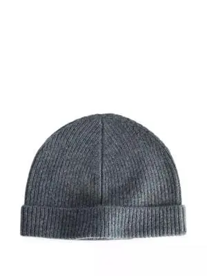 Extreme Cashmere Ribbed-knit Beanie Hat