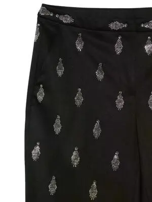 GENNY Rhinestone-embellished Tailored Trousers