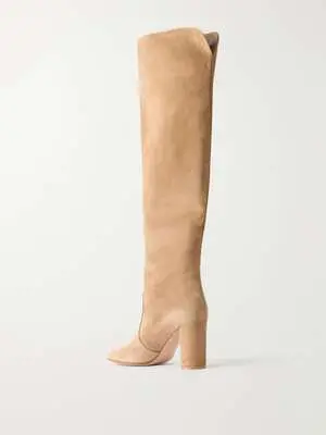 GIANVITO ROSSI Glen Cuissard 85 Suede Over-the-knee Boots