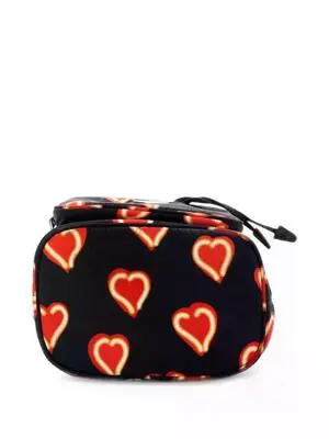 Prada Drawstring Printed Tessuto Small Bucket Bag