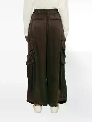 Isabel Benenato Satin Cargo Pants