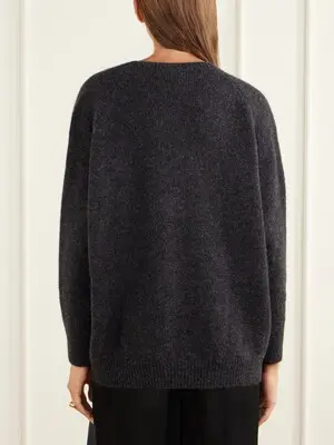 Bernadette Kane Brushed Intarsia-knit Sweater