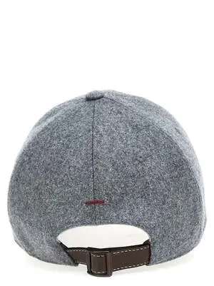 Brunello Cucinelli Logo Embroidery Cap