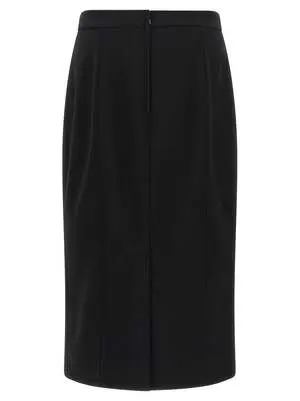 Dolce & Gabbana Stretch Wool Skirt