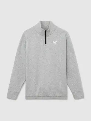 REISS CASTORE Light | Castore Relaxed Quarter-zip Sweatshirt