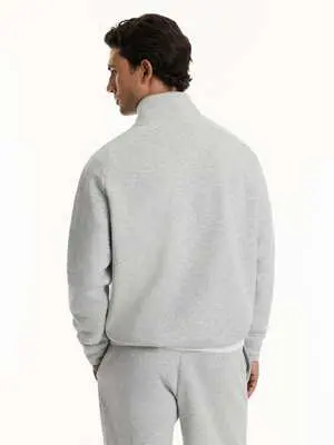 REISS CASTORE Light | Castore Relaxed Quarter-zip Sweatshirt