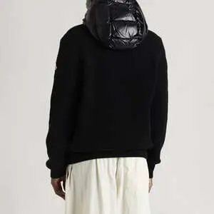 Moncler Hybrid Wool Cashmere Padded Jacket