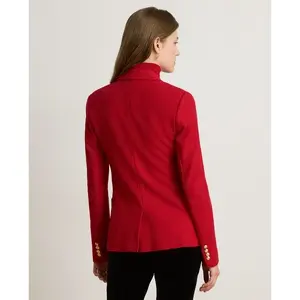 Ralph Lauren Bullion Stretch-cotton Piqué Blazer