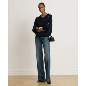 Ralph Lauren Black Watch Plaid Wool Crewneck Sweater