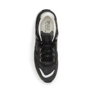 Ralph Lauren Train 89 V2 Suede & Tweed Sneaker