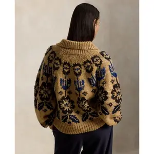 Ralph Lauren Wool-blend Keyhole Sweater