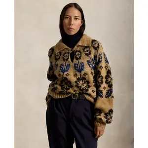 Ralph Lauren Wool-blend Keyhole Sweater