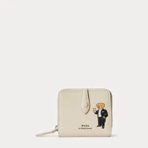 Ralph Lauren Polo Bear Leather Compact Wallet