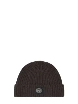 Stone Island Cap With Logo By - Grey
