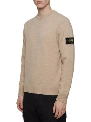 Stone Island Wool Crewneck Sweater