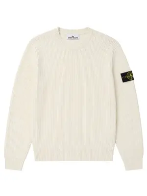 Stone Island Sweater With Logo By - White