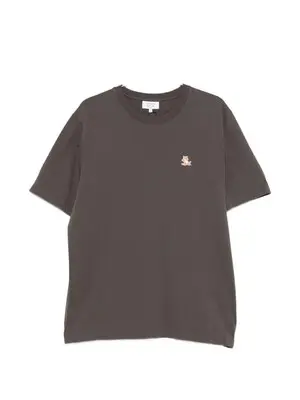 Maison Kitsuné Chillax Fox Cotton T-shirt - Grey