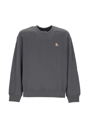 Maison Kitsuné Chillax Fox Cotton Sweatshirt - Grey