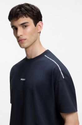 Hugo Relaxed-fit T-shirt With High-density Logo
