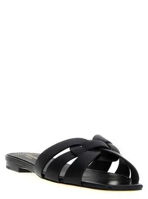 Saint Laurent Tribute Nu Pieds' Sandals - Black