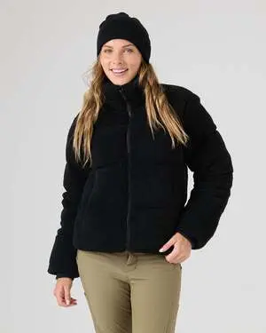 Roxy Harper Cropped Sherpa Puffer