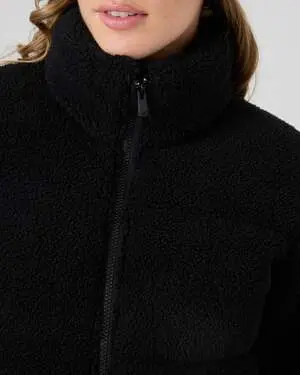 Roxy Harper Cropped Sherpa Puffer