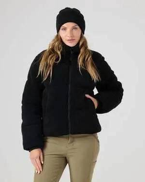 Roxy Harper Cropped Sherpa Puffer
