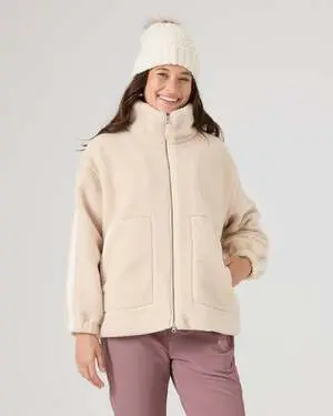 Roxy Amara Sherpa Jacket - Fog