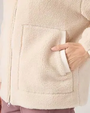 Roxy Amara Sherpa Jacket - Fog