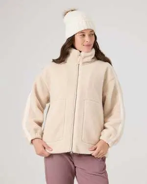 Roxy Amara Sherpa Jacket - Fog
