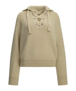 Isabel Marant Étoile Ydalia Lace-up Front Sweater - Ecru