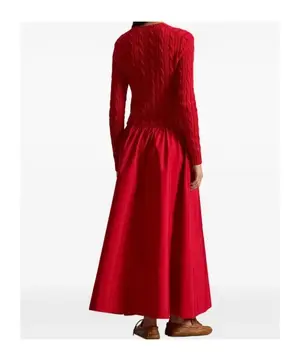 Polo Ralph Lauren Cable-knit Maxi Dress