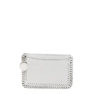 Stella McCartney Logo-pendant Cardholder - Grey