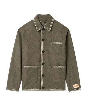 GOLDEN GOOSE Gary Overshirt Jacket - Grey