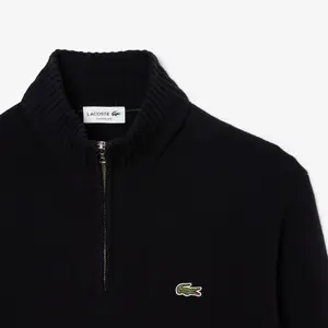 Lacoste Quarter-zip Knitted Sweater