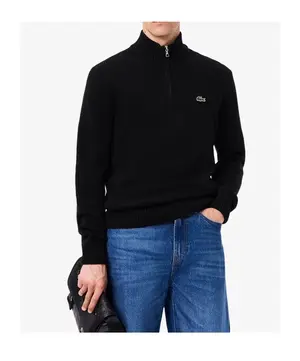 Lacoste Quarter-zip Knitted Sweater