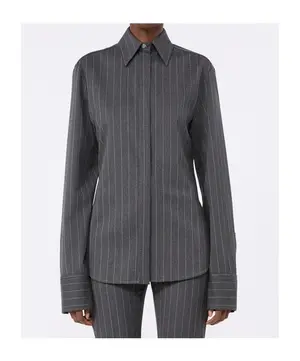 Sportmax Striped Button-up Shirt