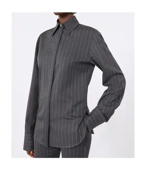 Sportmax Striped Button-up Shirt