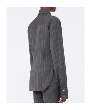 Sportmax Striped Button-up Shirt