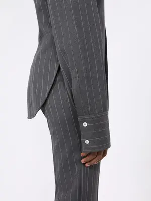 Sportmax Striped Button-up Shirt