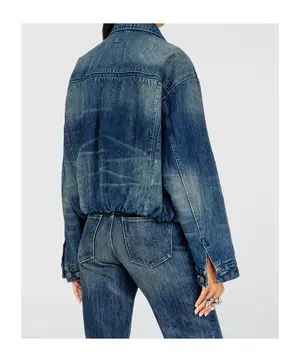DIESEL® Elasticated Trucker Denim Jacket